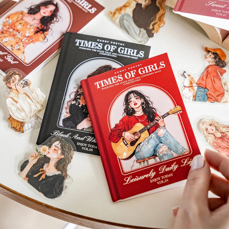 Girl Stickers Collection | Character & Fashion Stickers for Journals