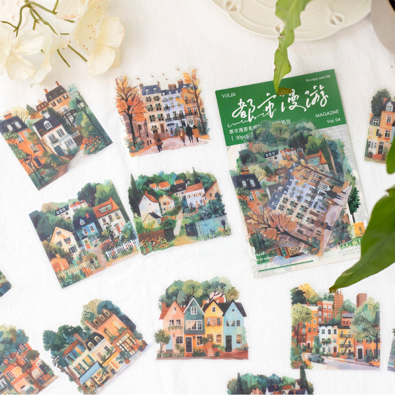 Urban Roaming scrapbooking Series Sticker