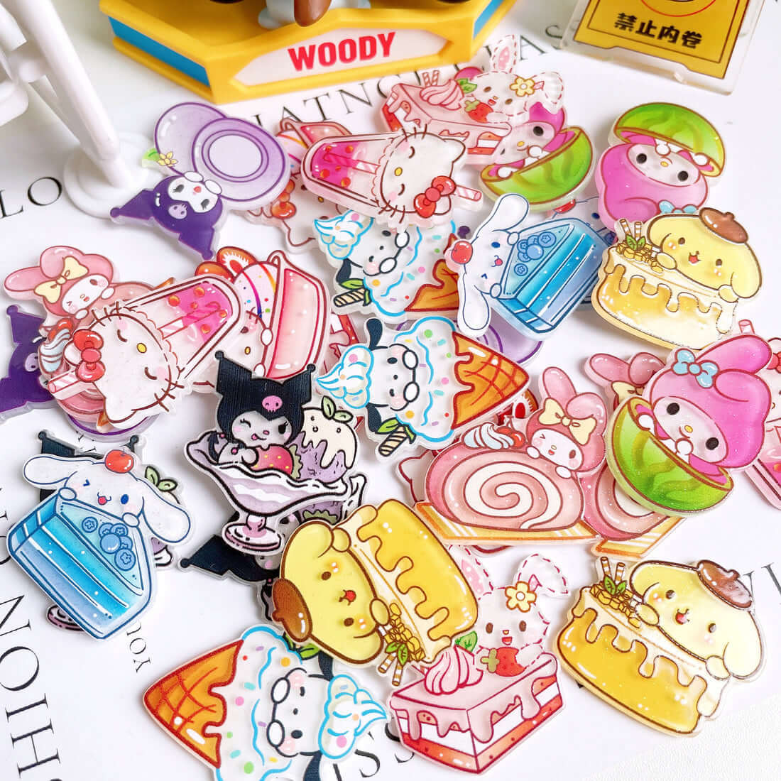 Acrylic Clips - Cute Cartoon Design for organising Use