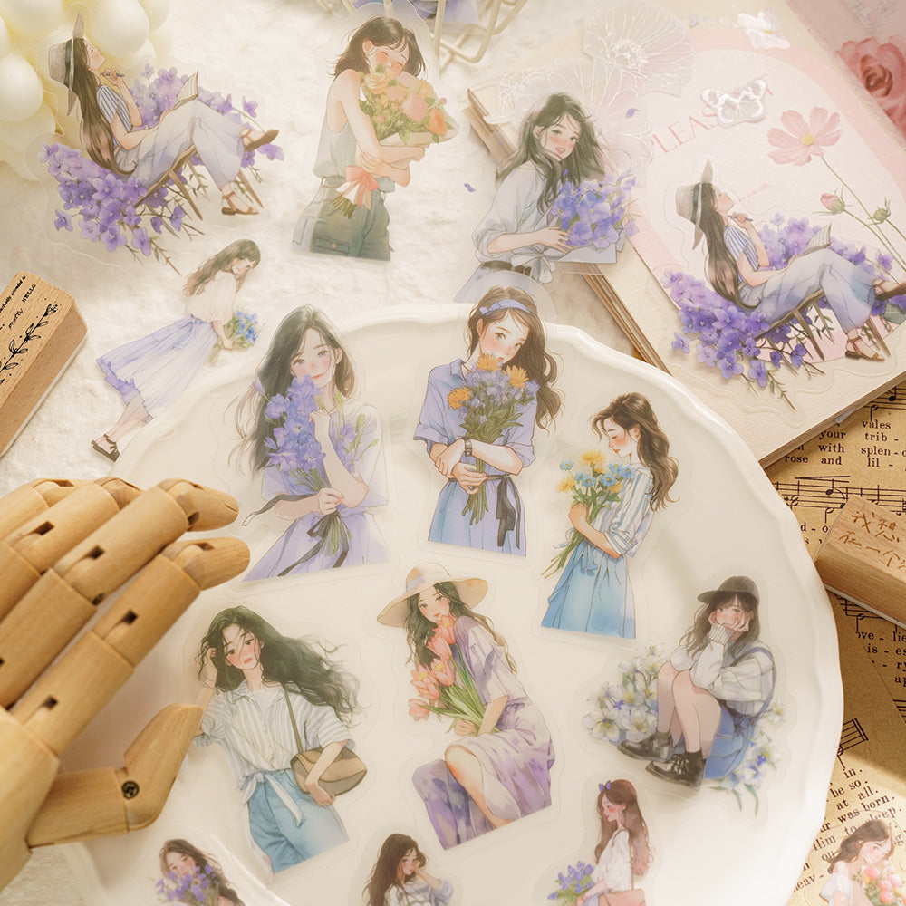 Girl Stickers for Journaling - Journal Carnival