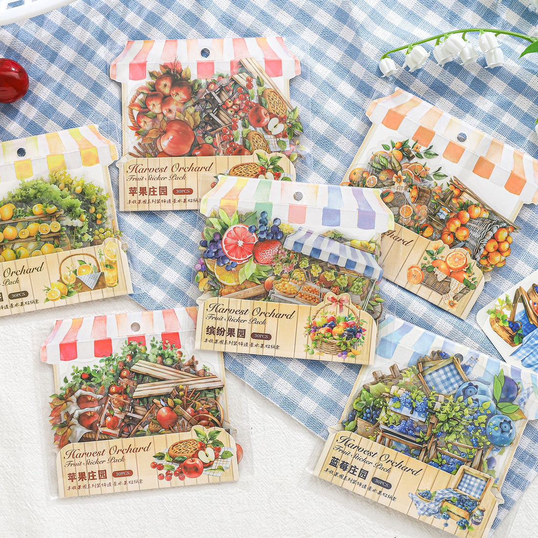 Harvest Orchard Series Stickers