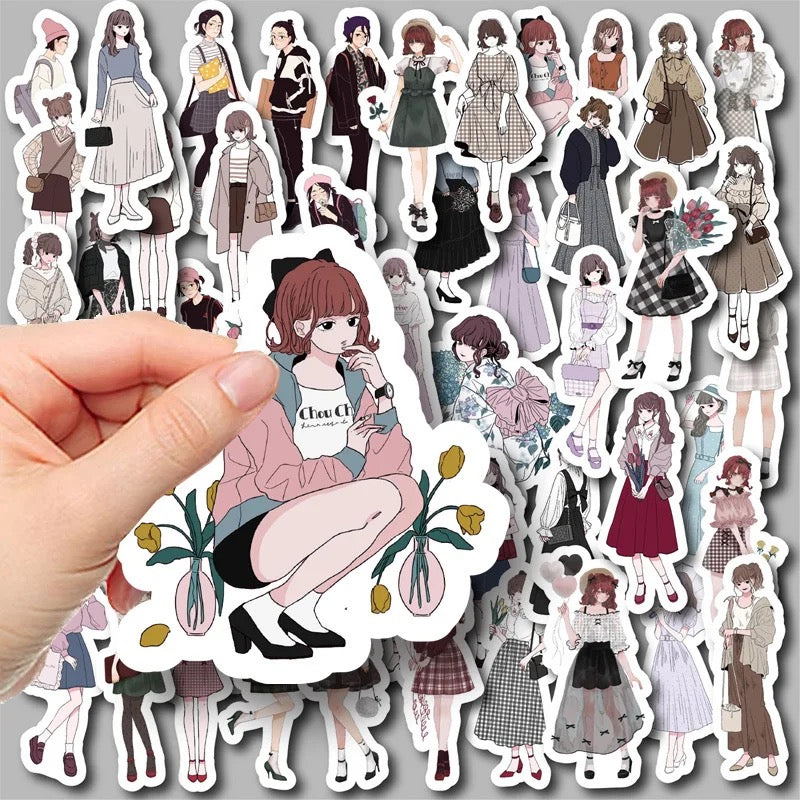 Cute Cartoon Character Stickers