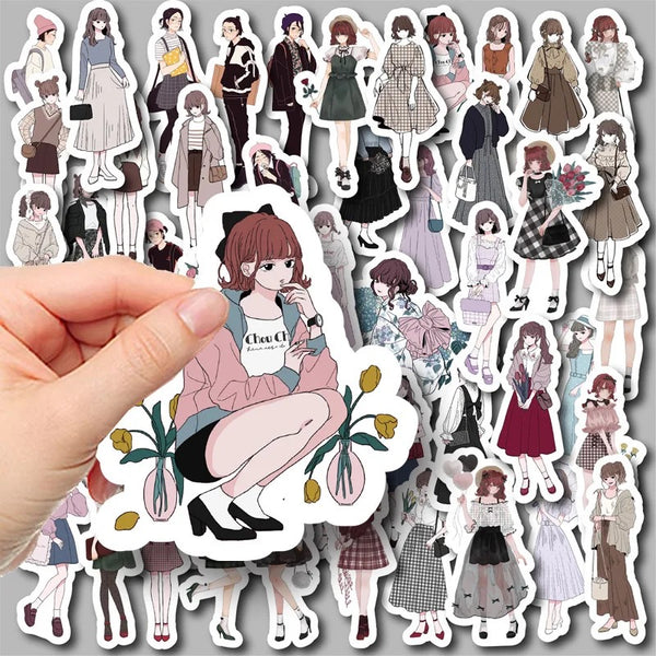 Cute Cartoon Character Stickers