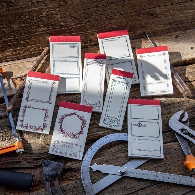 Vintage style memo pad