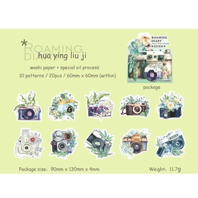 Roaming diary series sticker