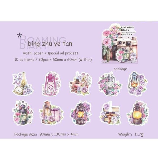 Roaming diary series sticker