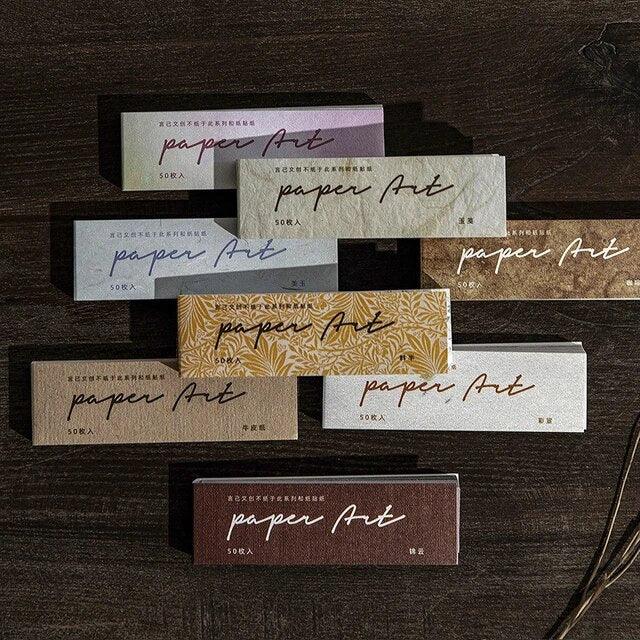 Retro Material Creative Stickers