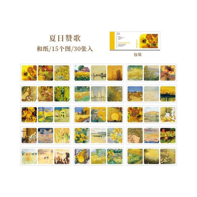 Vintage Four Seasons Time Series Sticker Book