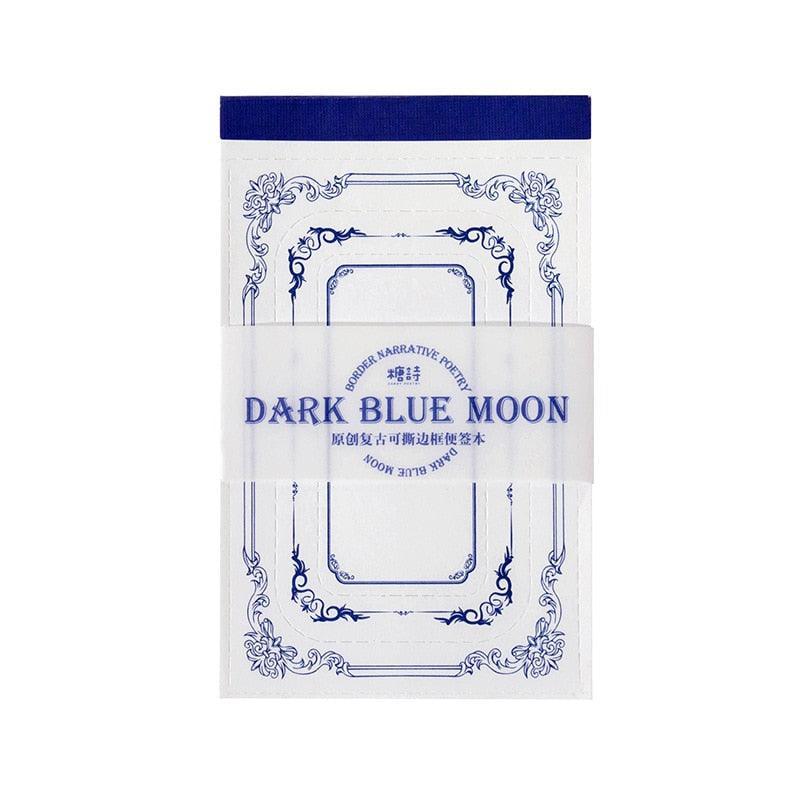 Border poetry series Memo pad